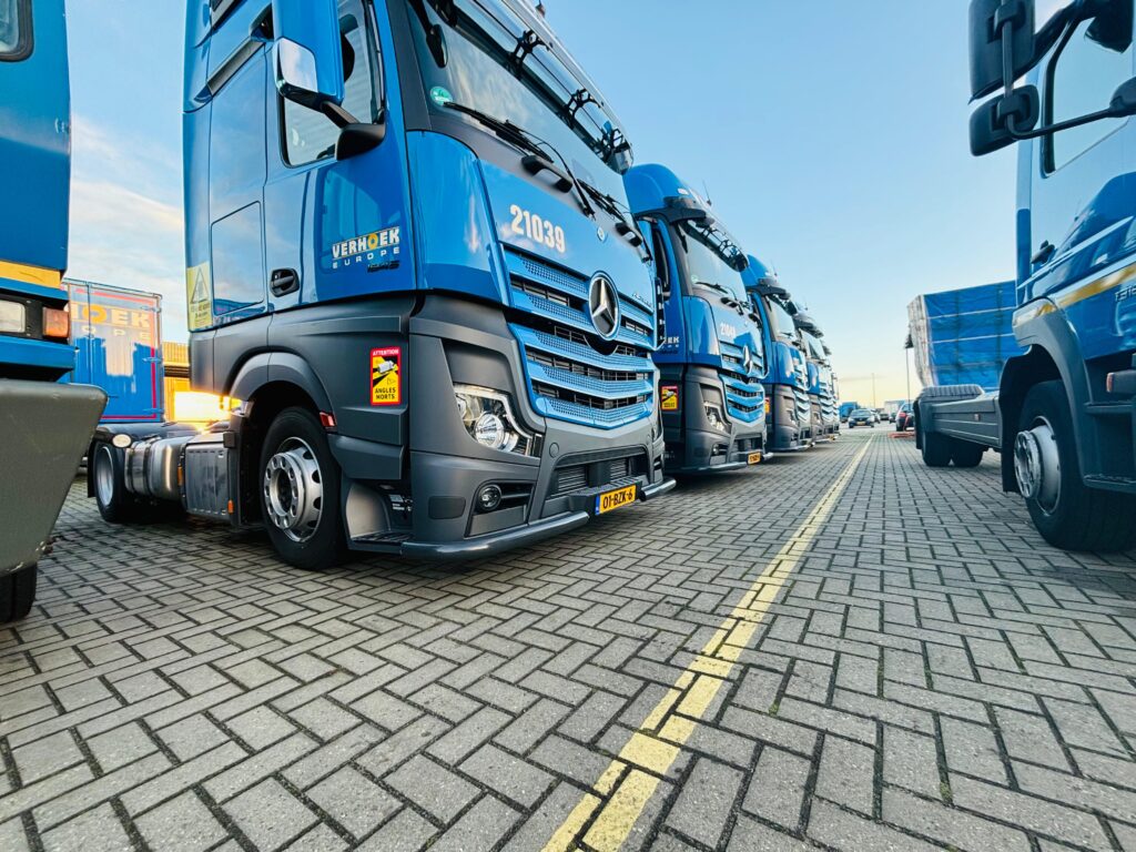 Fuhrpark von Verhoek Europe: Modern und nachhaltig